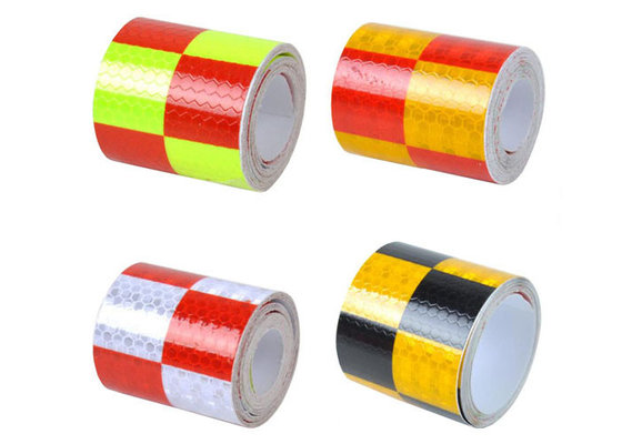 Waterproof PVC Traffic Cone Honeycomb Reflective Tape For Safety