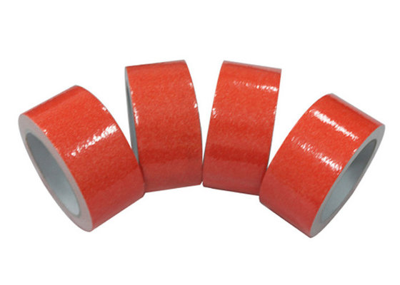 Durable Safety Grit Self Adhesive Non Slip Tape / Red Color Non Slip Grip Tape