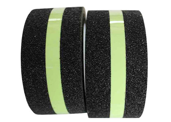 SGS Non Slip Luminous Tape Stickes For Stair Tread , Glow In The Dark Grip Tape