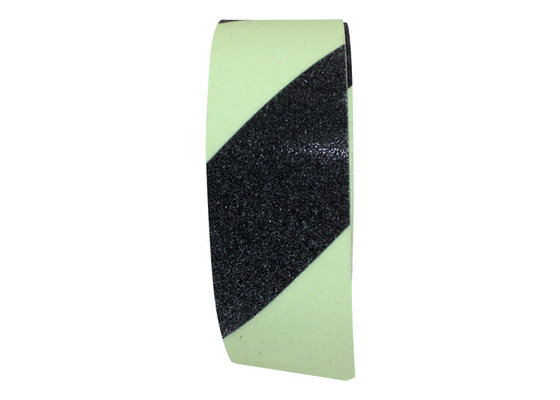 Safety Glow In The Dark Non Slip Tape For Slippery Places With Solvent Acrylic Adhesive