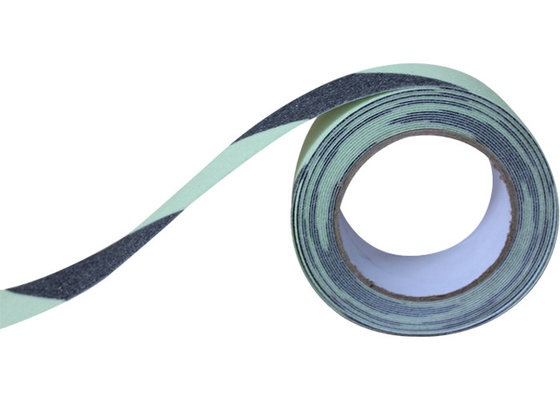 Safety Glow In The Dark Non Slip Tape For Slippery Places With Solvent Acrylic Adhesive