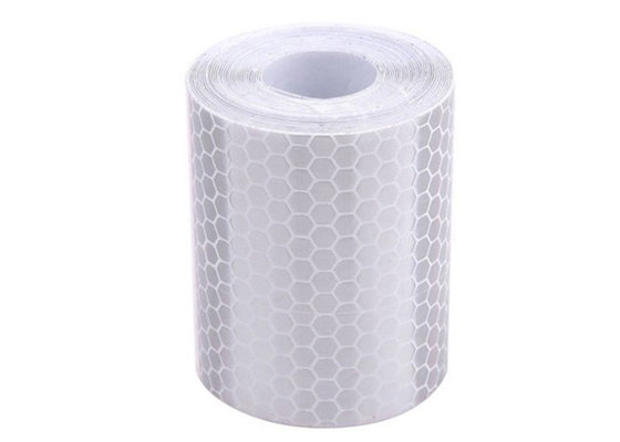 High Visibility Honeycomb Reflective Tape Safety Warning Stickers 0.27mm Thickness