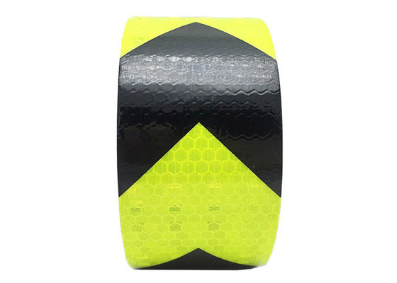 High Visibility Honeycomb Reflective Tape Safety Warning Stickers 0.27mm Thickness