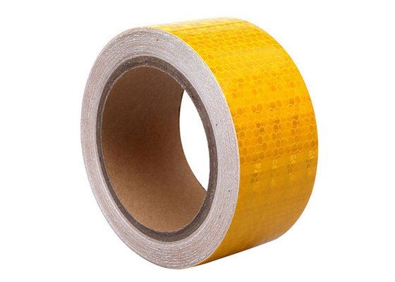 High Visibility Honeycomb Reflective Tape Safety Warning Stickers 0.27mm Thickness