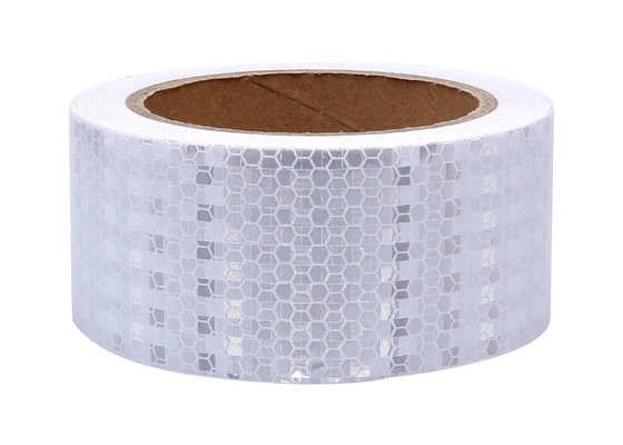 Durable Self Adhesive Outdoor Honeycomb Reflective Tape Safety For Trucks