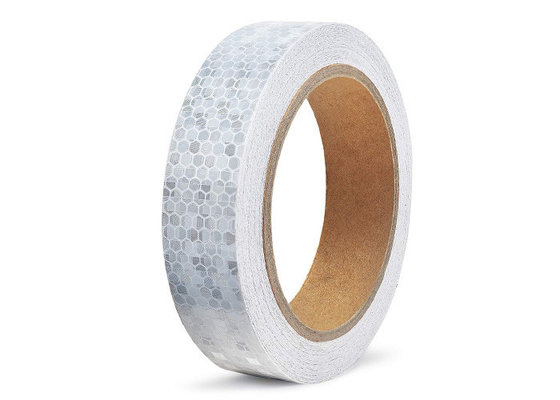 Durable Self Adhesive Outdoor Honeycomb Reflective Tape Safety For Trucks