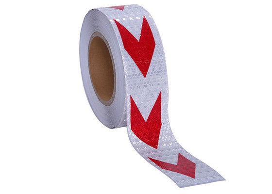 Durable Self Adhesive Outdoor Honeycomb Reflective Tape Safety For Trucks