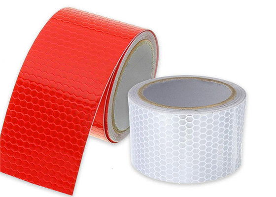 Waterproof Safety Reflective Warning Adhesive Tape Roll For Vehicles Helmets