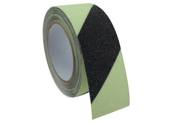 Black Glow In The Dark Non Slip Tape Covered With Emery for Steps