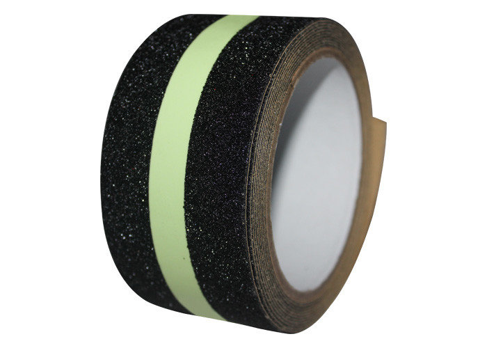 Economic Black Glow In The Dark Tape For Stairs / Glow In The Dark Grip Tape