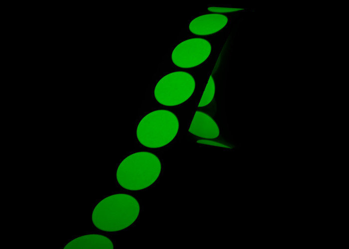 High Luminous Glow In The Dark Adhesive Tape Dots For Luminous Party