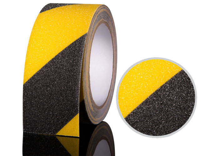 Non Slip Safety Grip Tape for Stairs Steps Abrasive Tape Black And Yellow