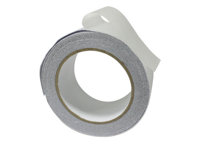 Single Sided Safety Clear Self Adhesive Non Slip Tape / Walk Track Tread Tape