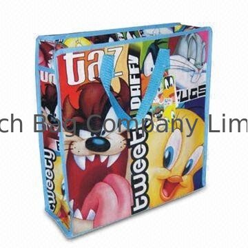 Customized Silk screen Non Woven Laminated Bags , ECO PP Non Woven Bag