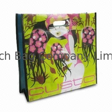 Customized Silk screen Non Woven Laminated Bags , ECO PP Non Woven Bag
