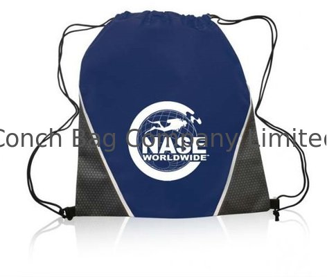 Drawstring Durable Non Woven Fabric Bags , Backpack Style