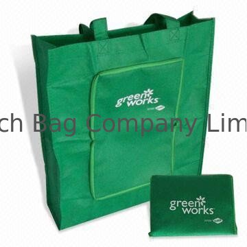Fashion Recycle Non Woven Fabric Bags / Folding Shopping Tote