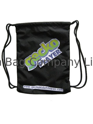 Heat Logo Eco Friendly Non Woven Fabric Bags , Nylon Drawstring Bag