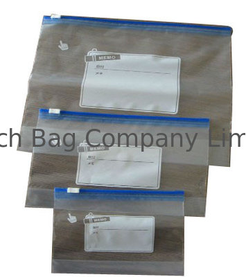 Recyclable Polyethylene Bags with Zipper Lock , HDPE Freezing Bags
