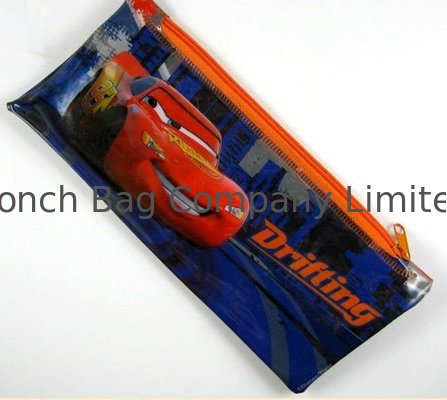 Fashion Reusable Clear PVC Bags with REACH Standard , Pencil PVC Bag
