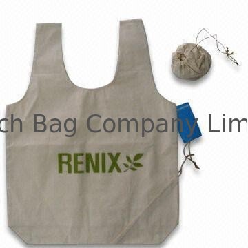 Recycled Foldable Organic Cotton Bags , Low Phthalate 7P Cotte Tote Bag