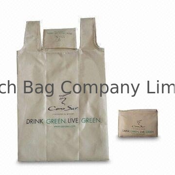 Recycled Foldable Organic Cotton Bags , Low Phthalate 7P Cotte Tote Bag