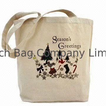 Promotional Organic Cotton Bags with Custom Artwork , OHSAS18001