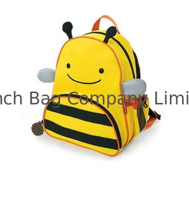 600D Polyester Children Small School Backpacks with Zipper Pocket