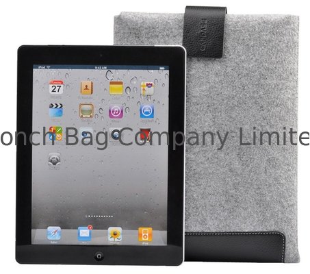 Waterproof 10 inch Tablet PC Pouch with Soft Flannel Cloth Material