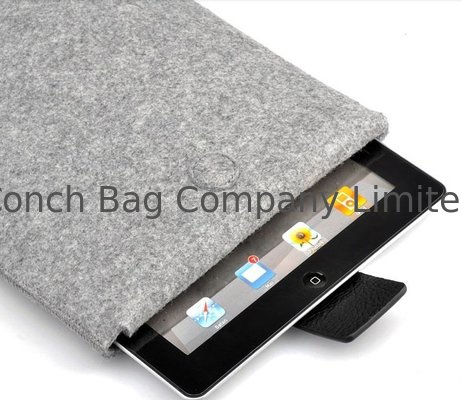 Waterproof 10 inch Tablet PC Pouch with Soft Flannel Cloth Material