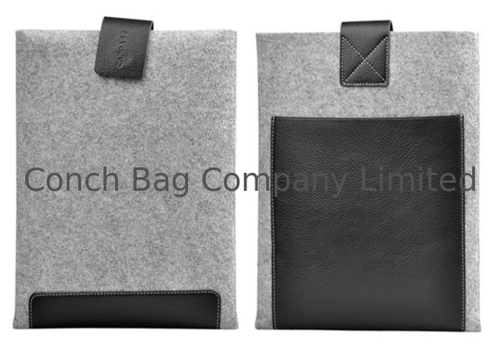 Waterproof 10 inch Tablet PC Pouch with Soft Flannel Cloth Material