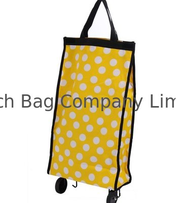 Lamination Non Woven Shopping Trolley Bag , Red Trolley Shopping Cart