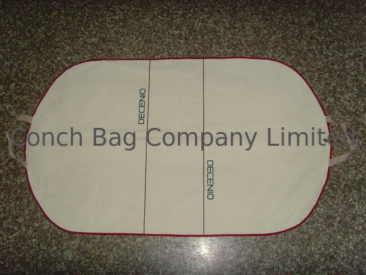 20OZ Cotton Suit Cover Garment Bag , Eco Friendly Clothes Cover Bag