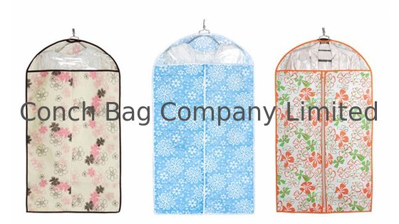Colorful Foldable Suit Cover Garment Bag / PP Non-Woven Garment Bag