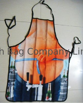 Full Printed Non Woven Apron with 120 gsm Non Woven Laminated Fabric