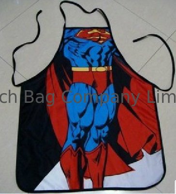 Full Printed Non Woven Apron with 120 gsm Non Woven Laminated Fabric