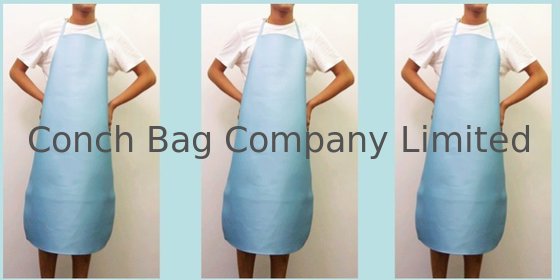 PVC Coated Non Woven Apron with Waterproof Polyester Material