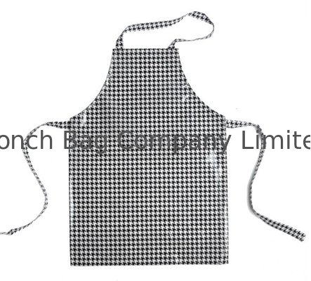 Waterproof PP Non Woven Apron with Woven Labels Printing for Cooking