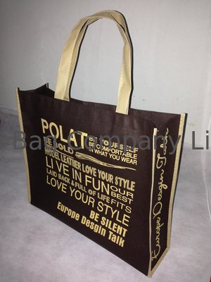 Silk Printing Non Woven Fabric Bags 100gsm For Promotional Gift