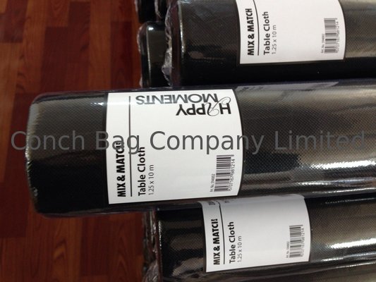 Black 80gsm Non Woven Fabrics Customize / nonwoven geotextile fabric