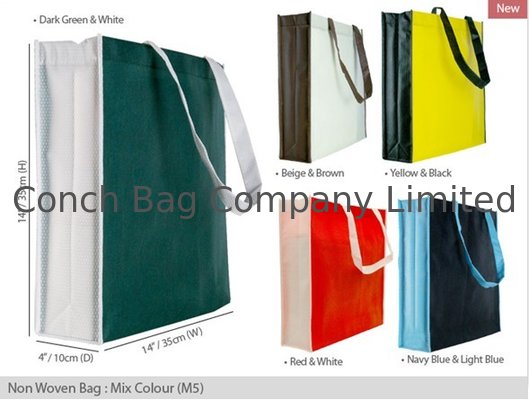 Purple Non Woven Shopping Bag For Advertisment / Promotion Bag  Tote Bag