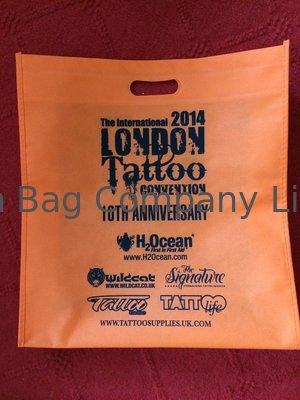 Shopping Handbag Non Woven Fabric Bags With Custom Design 80gsm