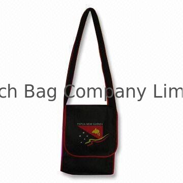 Blue Waterproof Non Woven Shoulder Bag degradable with eco-friendly