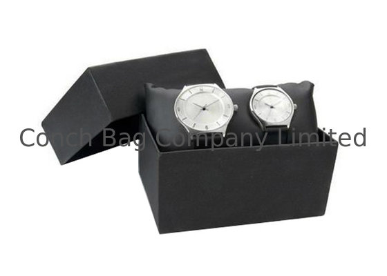 Watch Packing Box Black Recycled Cardboard Pillow Insert Watch Packing Box