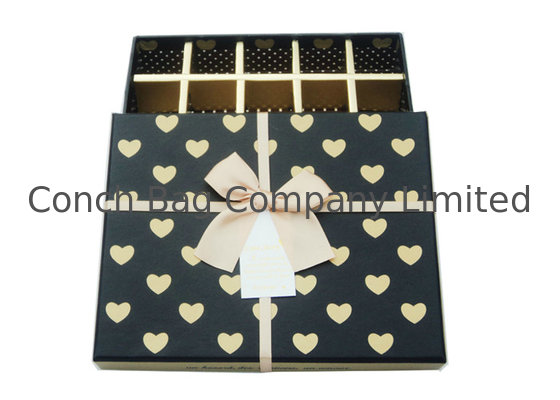 exquisite ecofriendly chocolate Recycled Cardboard Gift Boxes with insert