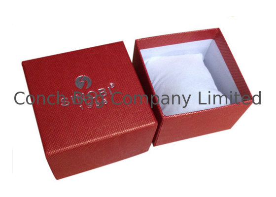 Custom hot stamping Luxury unique paper watch gift box 