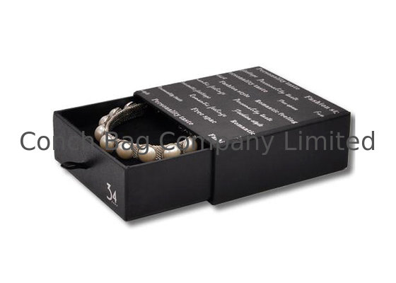 Bracelet Ring Jewelry Drawer Box Small Black Foam Insert Jewelry Packaging Box