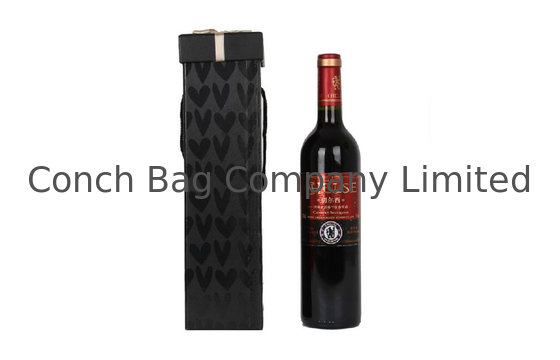 Round Hat Recycled Cardboard Gift Boxes ,paper board Red Wine Box