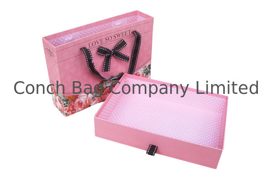 lovely Paper Drawer Recycled Cardboard Gift Boxes of coated paper