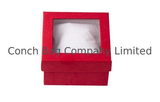Eco-Friendly Gift Box Watch Packaging with Clear Plastic Window